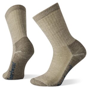 smartwool sw010294236s women's hike classic edition full cushion crew socks taupe s