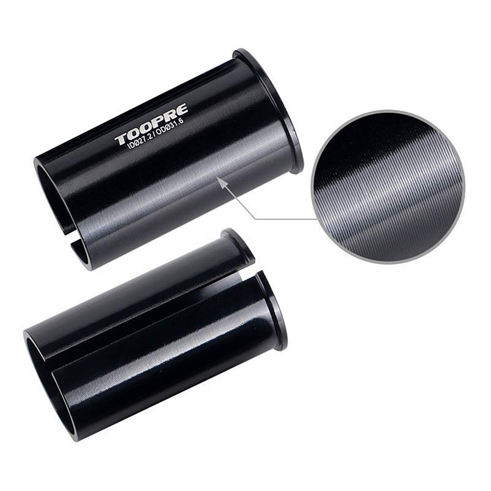 Bike SeatPost Adapter Shim, NIUAWASA Aluminum Alloy Bicycle Reducing Sleeve Seat Post Tube Adapter Shim 25.4/27.2/28.6/30.4/30.8/31.6/33.9/34.9mm for MTB,Mountain,City Bike,Road Bike (25.4 to 28.6mm)