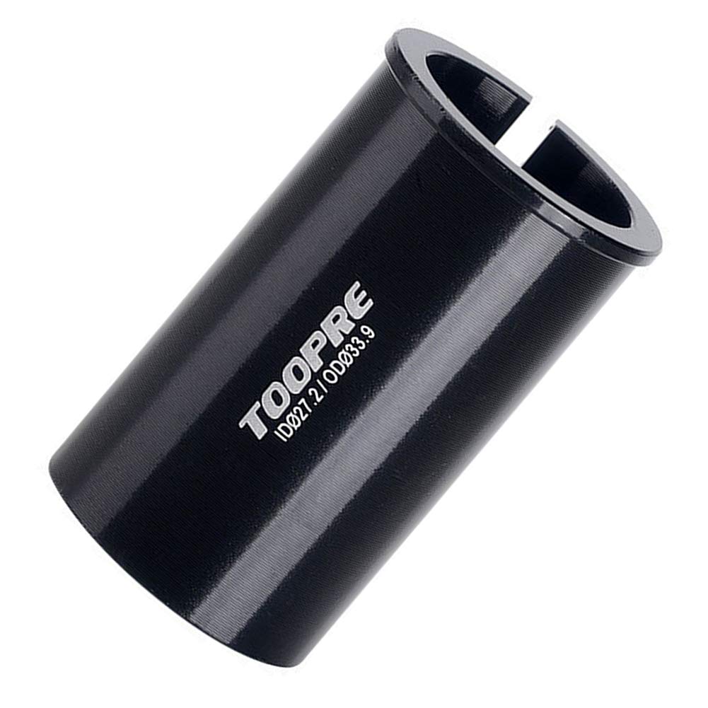 Bike SeatPost Adapter Shim, NIUAWASA Aluminum Alloy Bicycle Reducing Sleeve Seat Post Tube Adapter Shim 25.4/27.2/28.6/30.4/30.8/31.6/33.9/34.9mm for MTB,Mountain,City Bike,Road Bike (27.2 to 33.9mm)