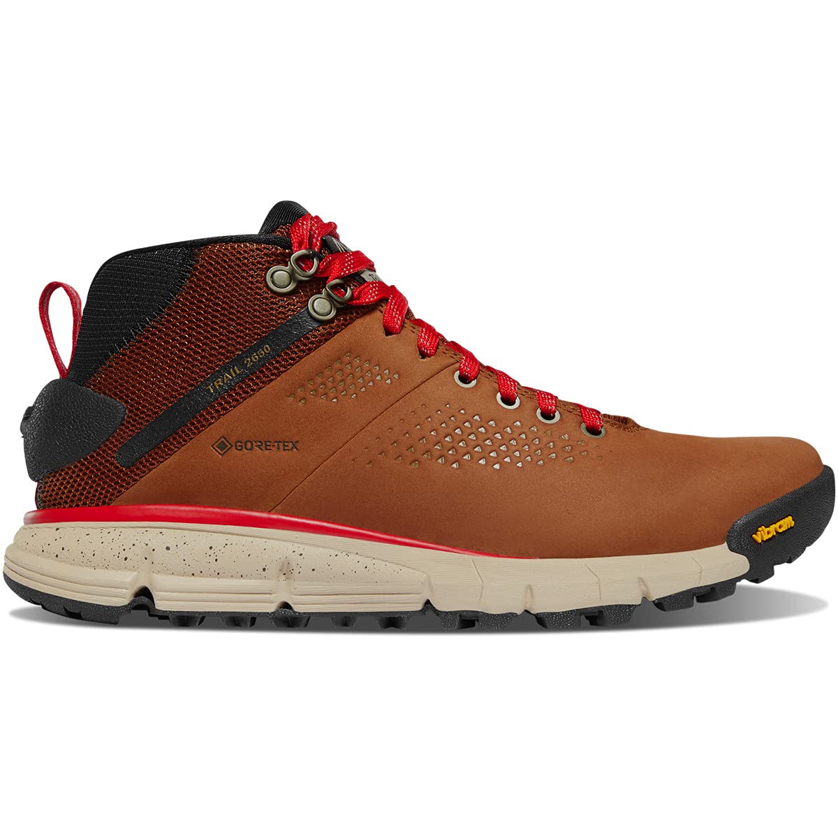 Danner 612509M Women's Trail 2650 Mid 4" Brown/Red GTX 9M