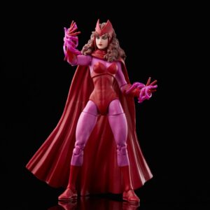 Marvel Legends Series Scarlet Witch 6-inch Retro Packaging Action Figure Toy, 4 Accessories