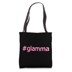 #glamma | usa grandma shirt gradmom american grandmother tote bag