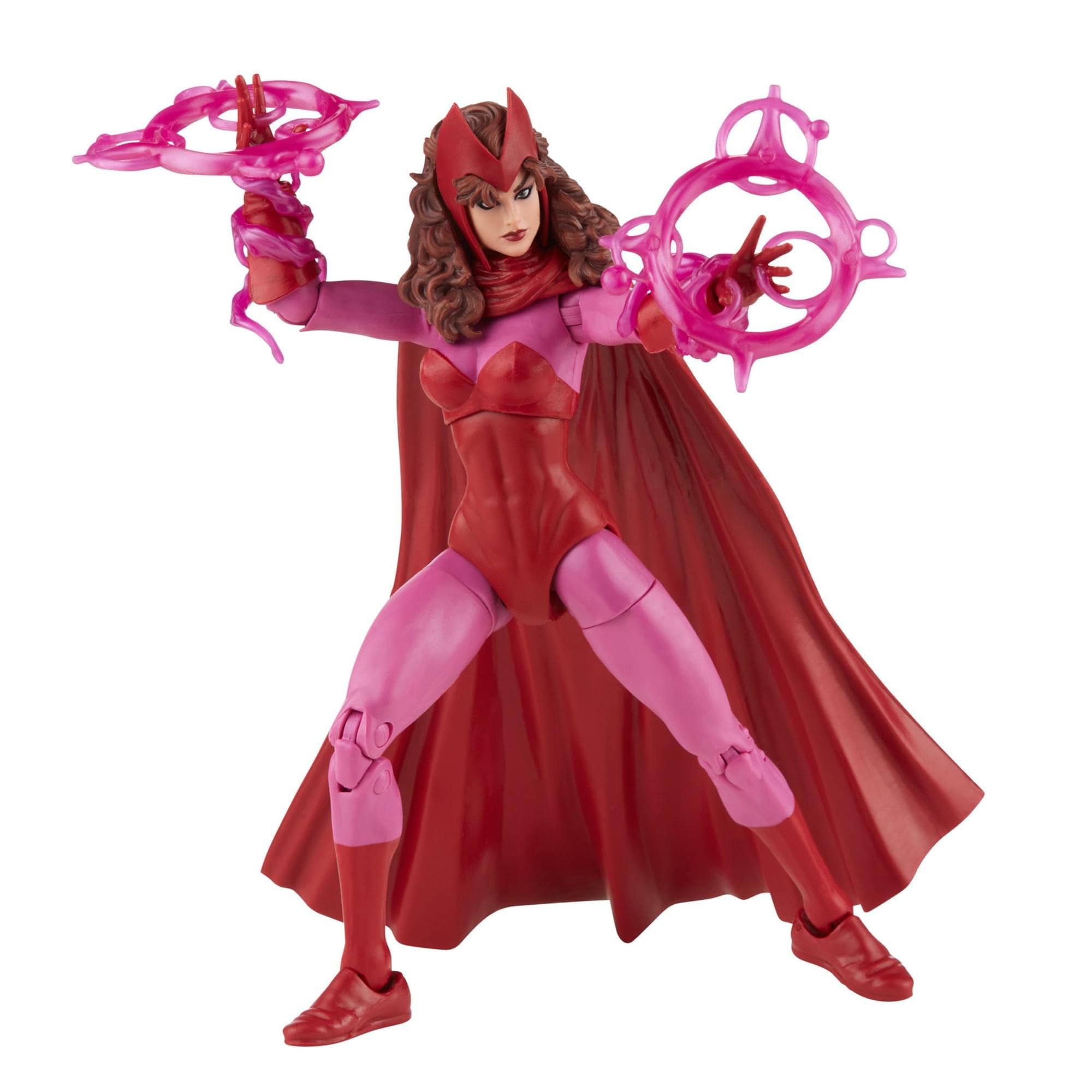 Marvel Legends Series Scarlet Witch 6-inch Retro Packaging Action Figure Toy, 4 Accessories