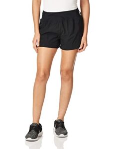 champion women's 3" eco sport short, black, large