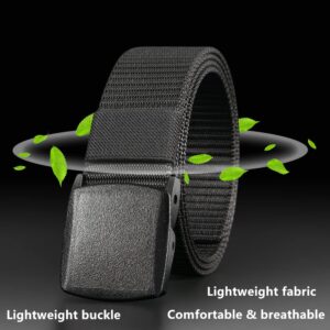 Ginwee 8 Pack Nylon Military Tactical Plastic Buckle Belt Webbing Canvas Outdoor Web Belt