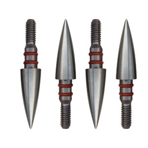 aklisdlha field points arrowheads 100/125/150/200/300 grains archery field points,stainless steel screw in archery field tips and broadheads (1 dozen 12 pcs) (5/16″-100 grains)