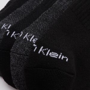 Calvin Klein Men's Socks - No Show Ankle Socks (6 Pack), Size 7-12, BlackCharcoal