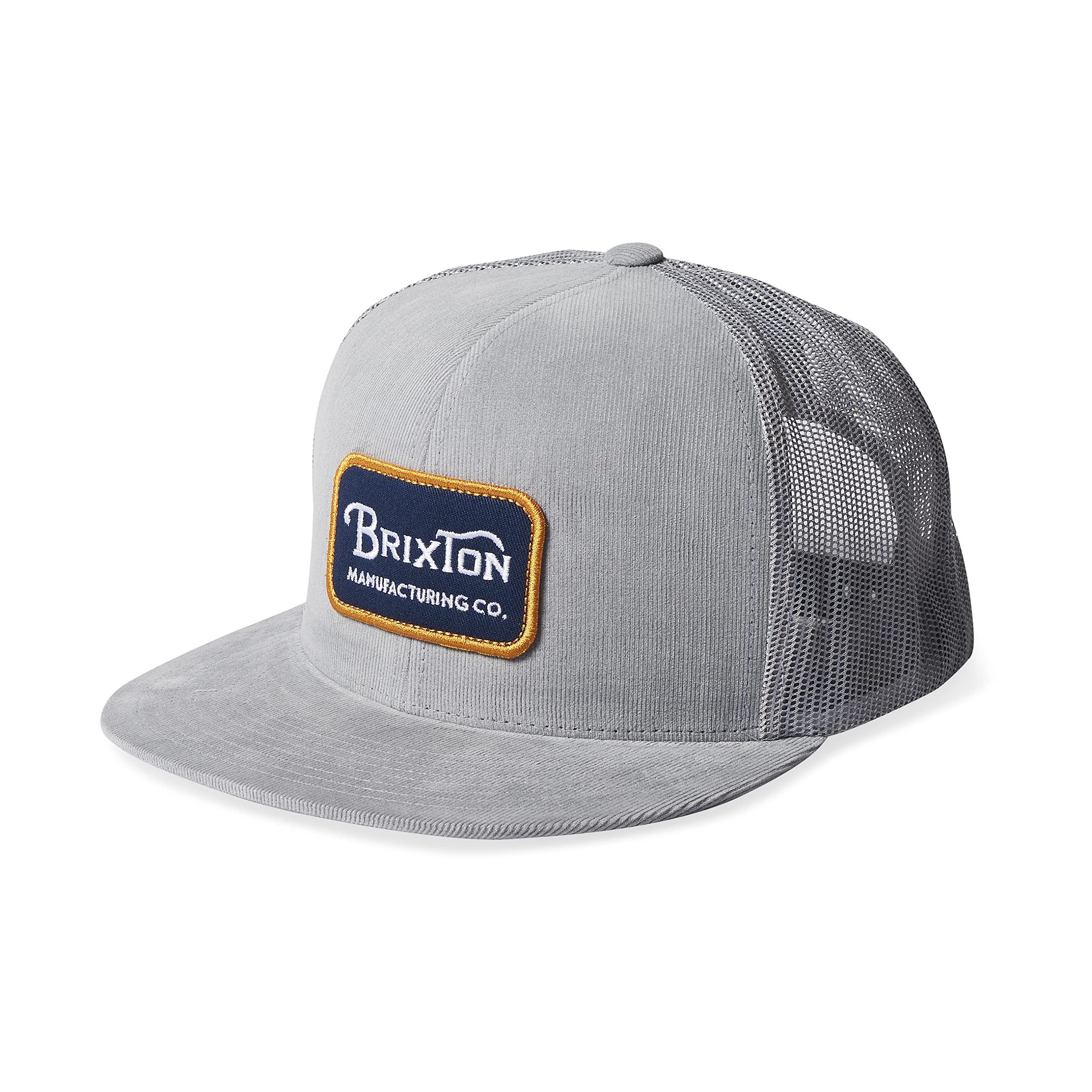 Brixton Grade Mesh Trucker Cap, Silver, One Size