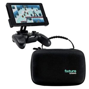 fixture s1 bundle: the original mount plus usb carrying case for the nintendo switch & pro controller