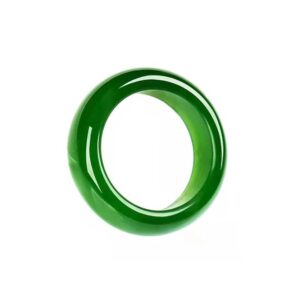 mifynn jade ring for women men colorful natural emerald ring for st. patrick's day gifts