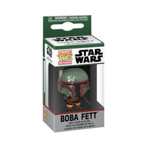 pop keychain star wars: book of boba fett - boba fett, multicolor, (60235)