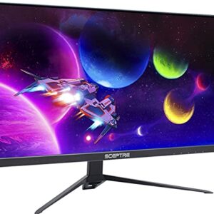 Sceptre IPS 27" QHD 2560 x 1440p LED Monitor DisplayPort HDMI up to 165Hz AMD FreeSync Premium 99% sRGB Build-in Speakers, Machine Black 2021 (E275B-QPT168)