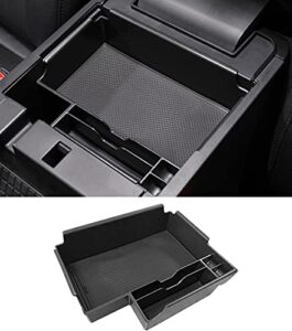 vesul center console organizer storage tray compatible with ford explorer 2020 2021 2022 2023 2024 armrest box abs tray insert organizer glove pallet