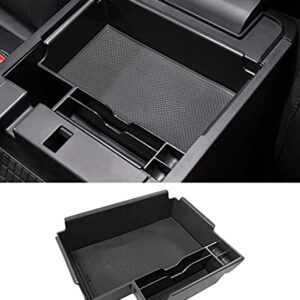 Vesul Center Console Organizer Storage Tray Compatible with Ford Explorer 2020 2021 2022 2023 2024 Armrest Box ABS Tray Insert Organizer Glove Pallet