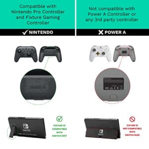 Fixture S1 Bundle: The Original Mount Plus USB Carrying Case for The Nintendo Switch & Pro Controller