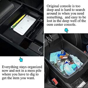 Vesul Center Console Organizer Storage Tray Compatible with Ford Explorer 2020 2021 2022 2023 2024 Armrest Box ABS Tray Insert Organizer Glove Pallet