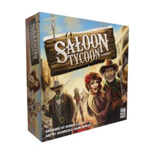 van ryder games saloon tycoon 2nd edition – a board game 2-4 players – board games for family 40-80 minutes of gameplay – games for family game night – kids and adults ages 10+ - english version