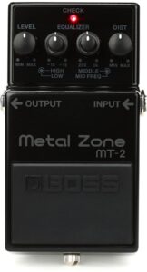 boss mt-2-3a 30th anniversary metal zone distortion pedal