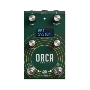 gfi systems orca stereo delay pedal guitar effects pedal