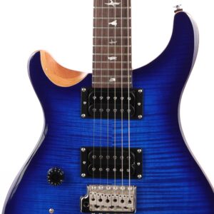 PRS SE Custom 24 Left-handed Electric Guitar - Faded Blue Burst