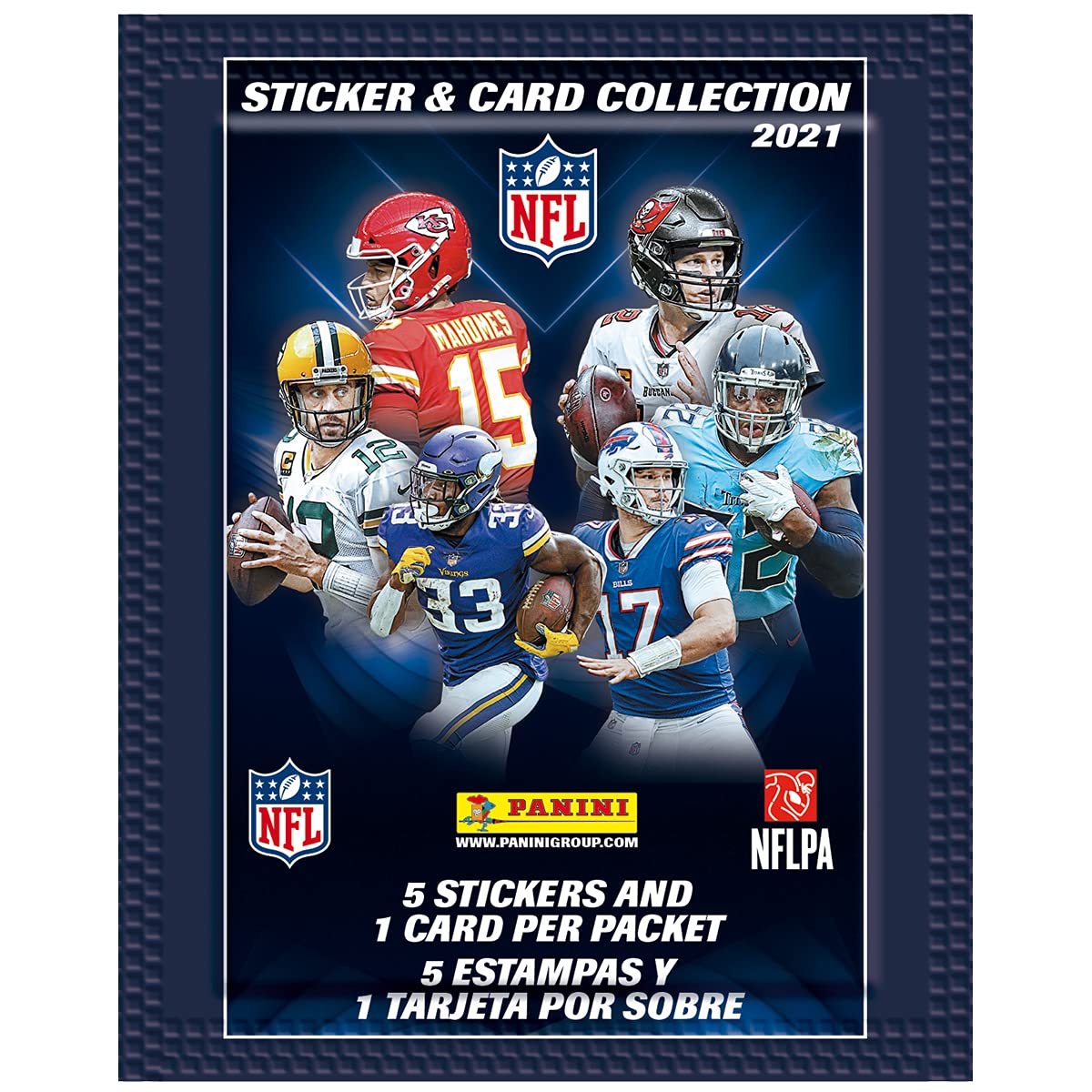 Panini NFL 2021/22 Sticker Collection (x50 Packs), Mixed, 1