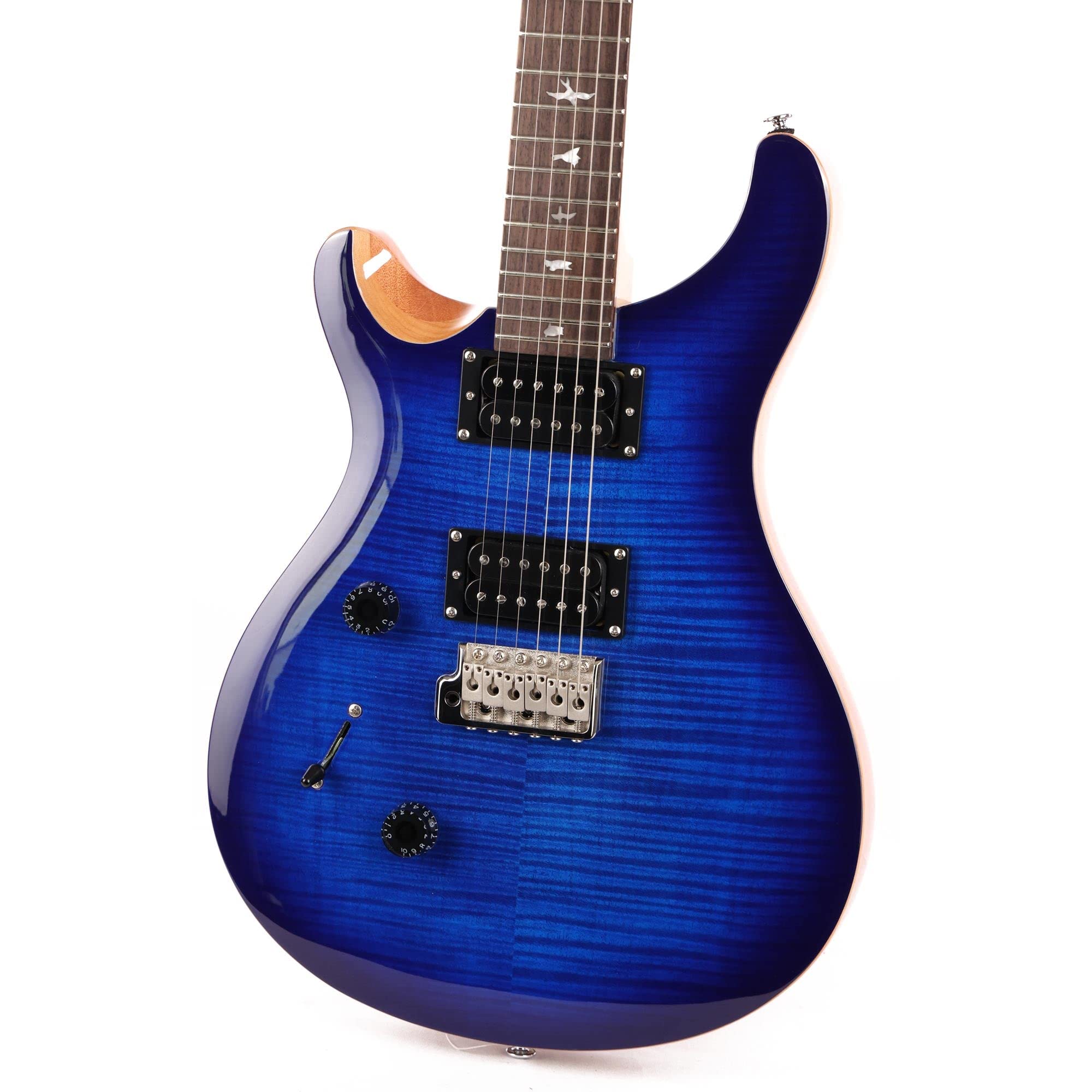 PRS SE Custom 24 Left-handed Electric Guitar - Faded Blue Burst