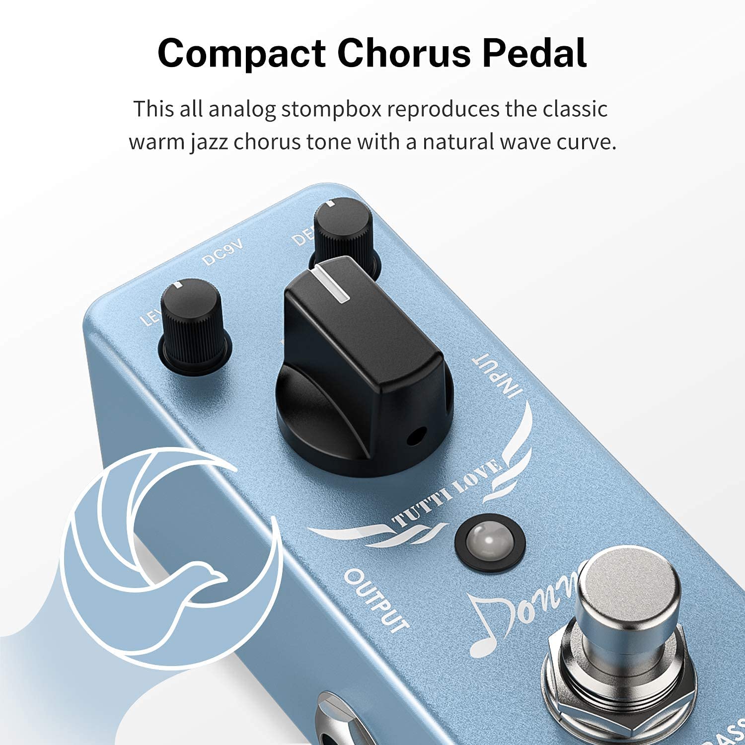 Donner DPA-1 Guitar Pedal Power Supply Adapter