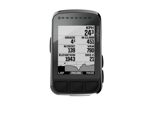 Wahoo ELEMNT Bolt V2 GPS Cycling/Bike Computer, Black