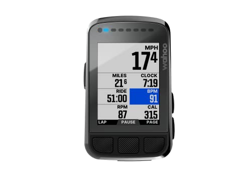 Wahoo ELEMNT Bolt V2 GPS Cycling/Bike Computer, Black