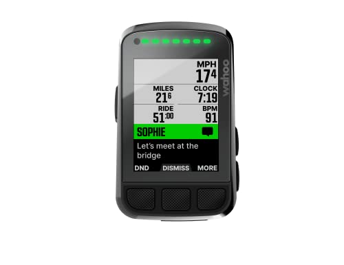 Wahoo ELEMNT Bolt V2 GPS Cycling/Bike Computer, Black