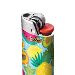 BIC Maxi Pocket Lighter, Special Edition Vacation Collection, Assorted Unique Lighter Designs, 8 Count Pack of Lighters