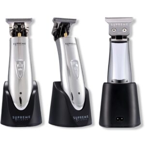 Supreme Trimmer Trimmer for Men ST5200 Professional Barber Hair Trimmer Cordless Clipper Liner Beard Trimmer (Silver)