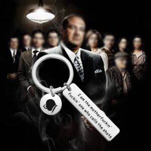 FOTAP Sopranos TV Show Inspired Keychain Sopranos Fan Gift TV Show Lover Gifts TV Show Fandom Gifts (Shots Keychain)