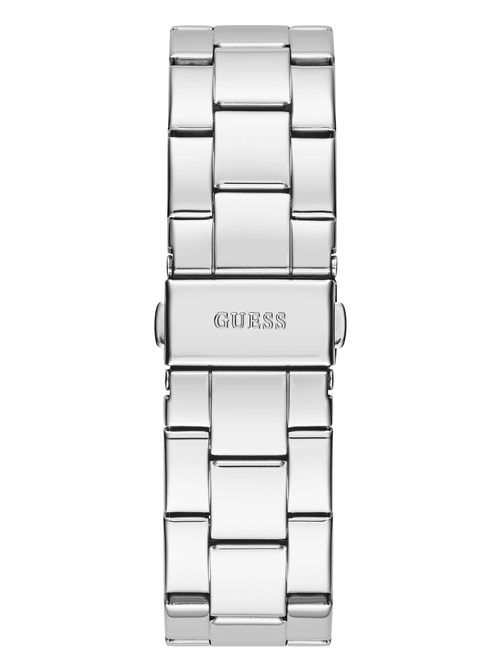 GUESS Factory Silver-Tone Logo Analog Watch