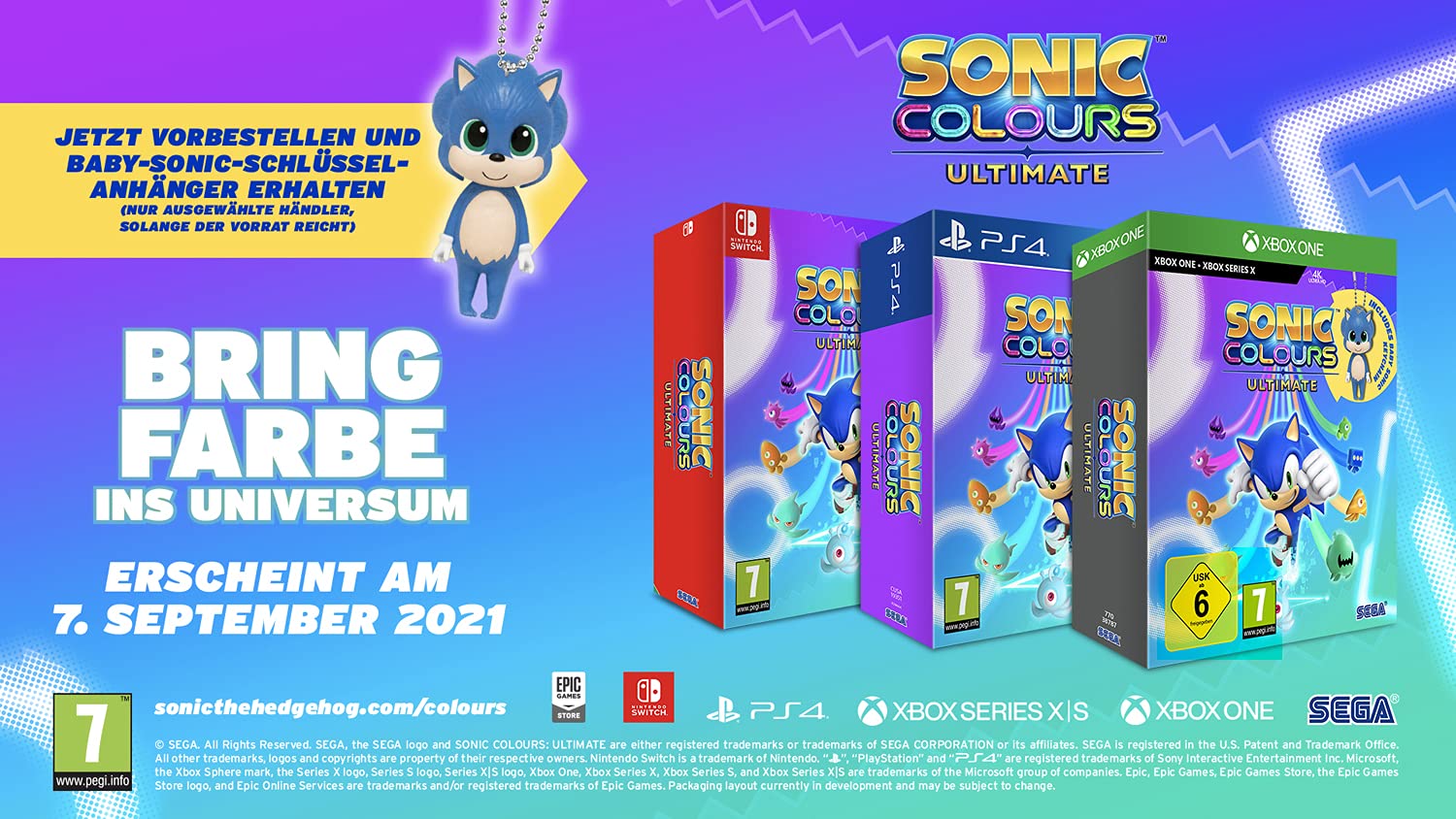 Sonic Colours: Ultimate Launch Edition (Playstation 4) [AT-PEGI]