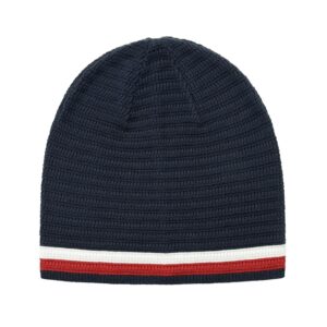 Tommy Hilfiger Men's Ribbed Cuff Beanies, Blue, One Size