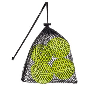 Big Dill Pickleball Relish Outdoor Pickleball Balls with Bag | Outdoor Pickleballs for Outdoor Play with 40 Holes (Pack of 4)