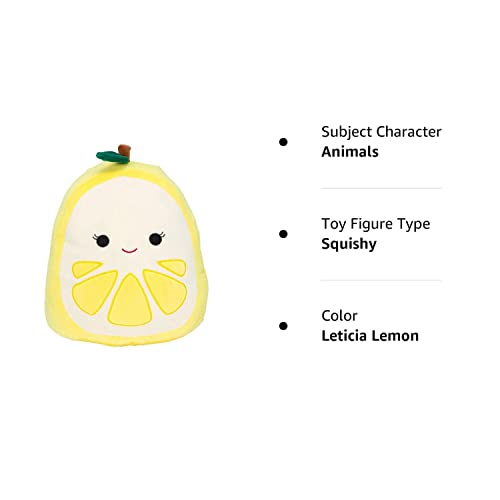 Squishmallow Official Kellytoy Plush Citrus Squad Fruit Lime Orange Lemon Soft Squishy Stuffed Toy Animals (8 Inch, Leticia Lemon)