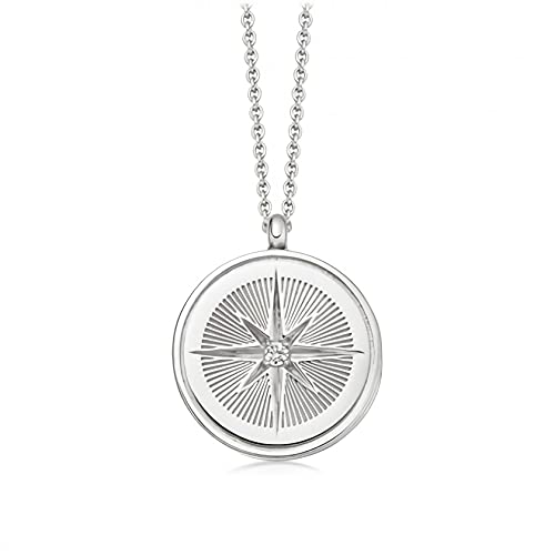 Locket Necklace personalized necklaces for women lockets for women that hold pictures necklace Celestial Compass photo necklace personalized locket Sterling Silver Custom Jewelry Personalized Locket Necklace