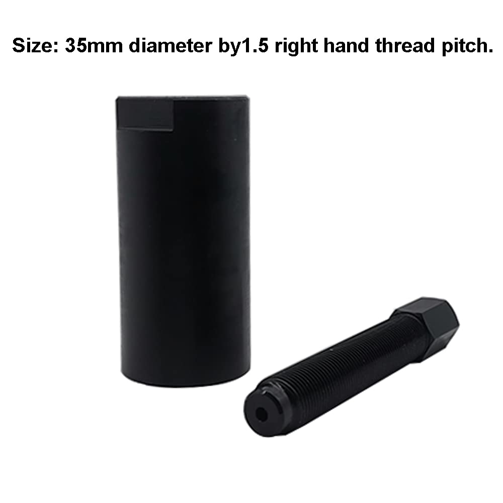 Flywheel Puller M35 X 1.5 R.H. 35mm Right Hand Thread Flywheel Puller Remover Tool Compatible with Yamaha Grizzly 350 400 450 660 700 Rotor, Kawasaki EX250E EX250F