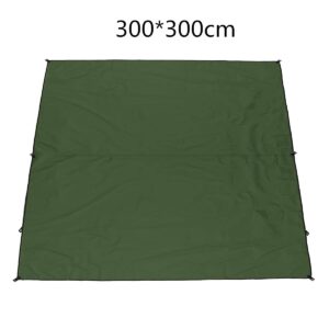 Camping Tarp, Waterproof Picnic Mat, Tent Footprint with Drawstring Carrying Bag for Picnic, Hiking 118x118 (Green)