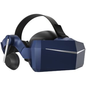 pimax vision 8k x vr headset, dual native 4k monitors, 90hz for pc vr hmd, steam vr gamers, deluxe modular audio strap.