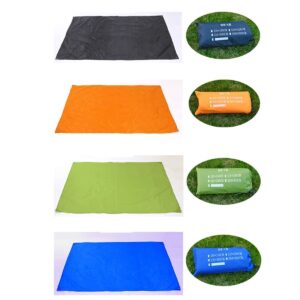 Camping Tarp, Waterproof Picnic Mat, Tent Footprint with Drawstring Carrying Bag for Picnic, Hiking 118x118 (Green)