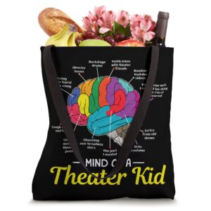 Mind Of Theatre Kid Musical Drama Actor Actress Gift Tote Bag