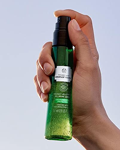 The Body Shop Drops of Youth Bouncy Face Mist, Edelweiss, Sea Holly and Criste Marine, 1.9 Fl Oz