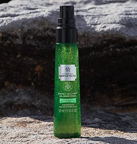 The Body Shop Drops of Youth Bouncy Face Mist, Edelweiss, Sea Holly and Criste Marine, 1.9 Fl Oz