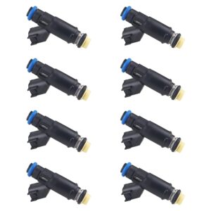 JDMON Compatible with Fuel Injectors Chevy Tahoe Silverado Suburban Avalanche Express 1500 GMC Yukon Sierra Savan 1500 5.3L 2002-2007 Replace 25326903 12580426 Pack of 8