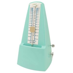 hoseyin mechanical metronome, universal metronome for piano, guitar, violin,drums and other instruments (standard, green)