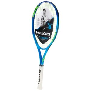 head ti. conquest pre-strung 27in. blue tennis racquet