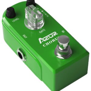 AZOR Spring Reverb Guitar Effect Pedal with Chorus Guitar Effect Pedal Pure Analog with True Bypass